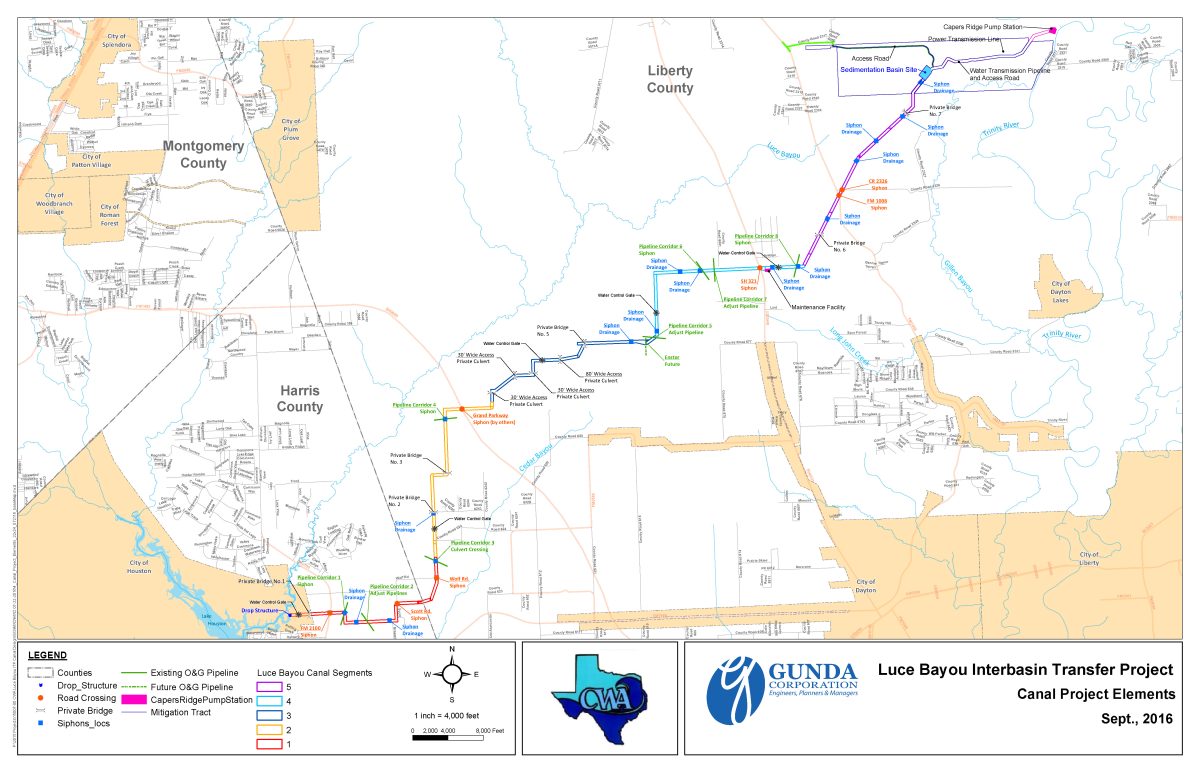 Luce Bayou Interbasin Transfer - Coastal Water Authority